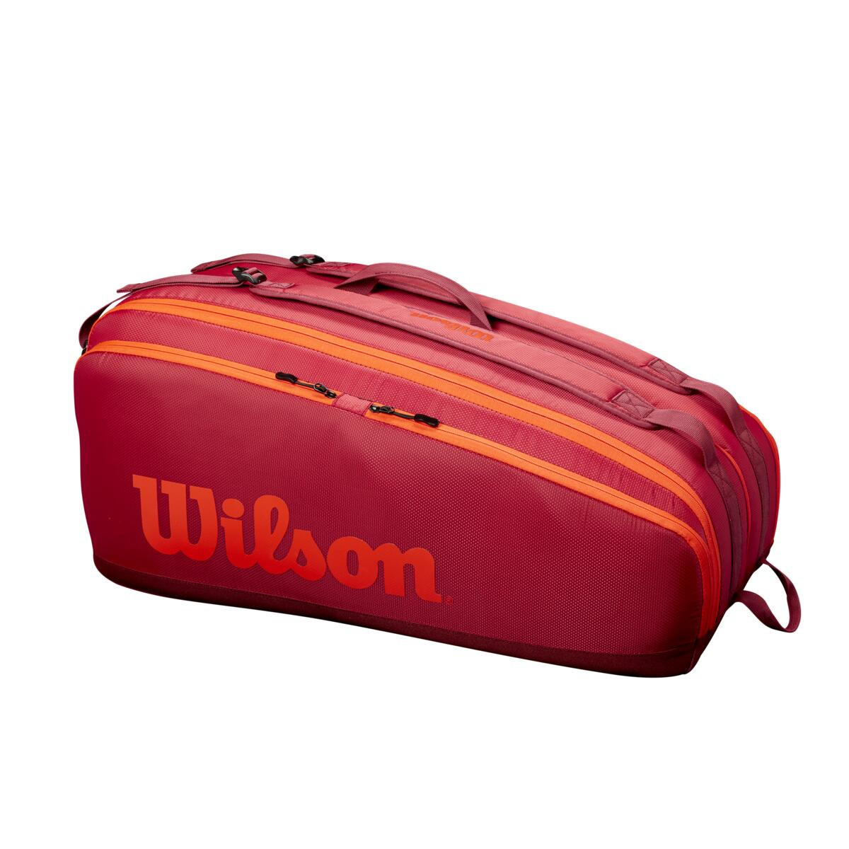 Raqueteira Wilson Tour 12 Pack Vermelho e Laranja - ATPSHOP
